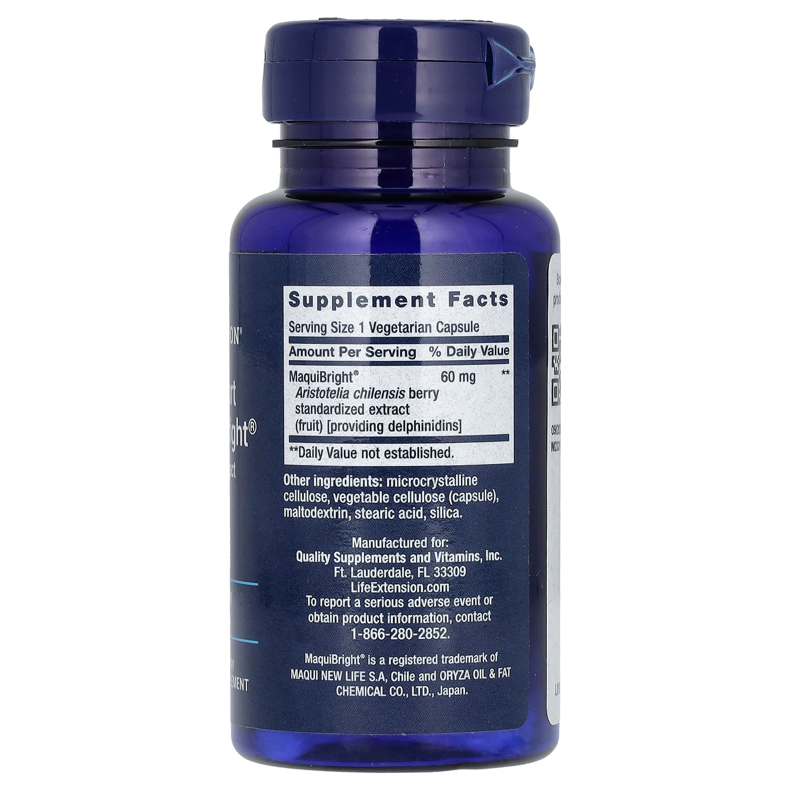 Life Extension, Tear Support with MaquiBright, Maqui Berry Extract, 60 ...