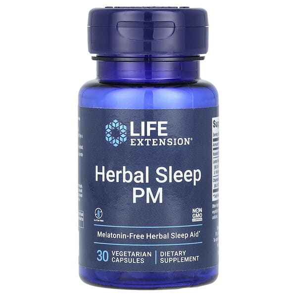 Life Extension, Herbal Sleep PM, 30 Vegetarian Capsules