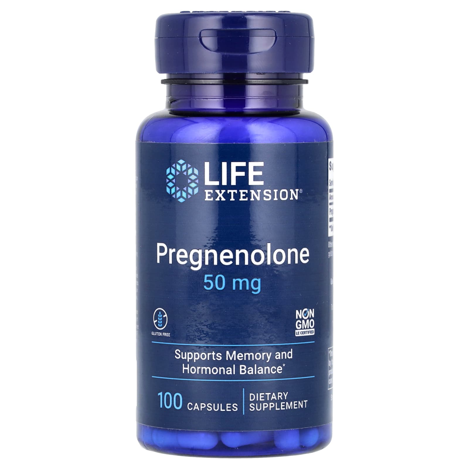 Life Extension, Pregnenolone, 50 mg, 100 Capsules