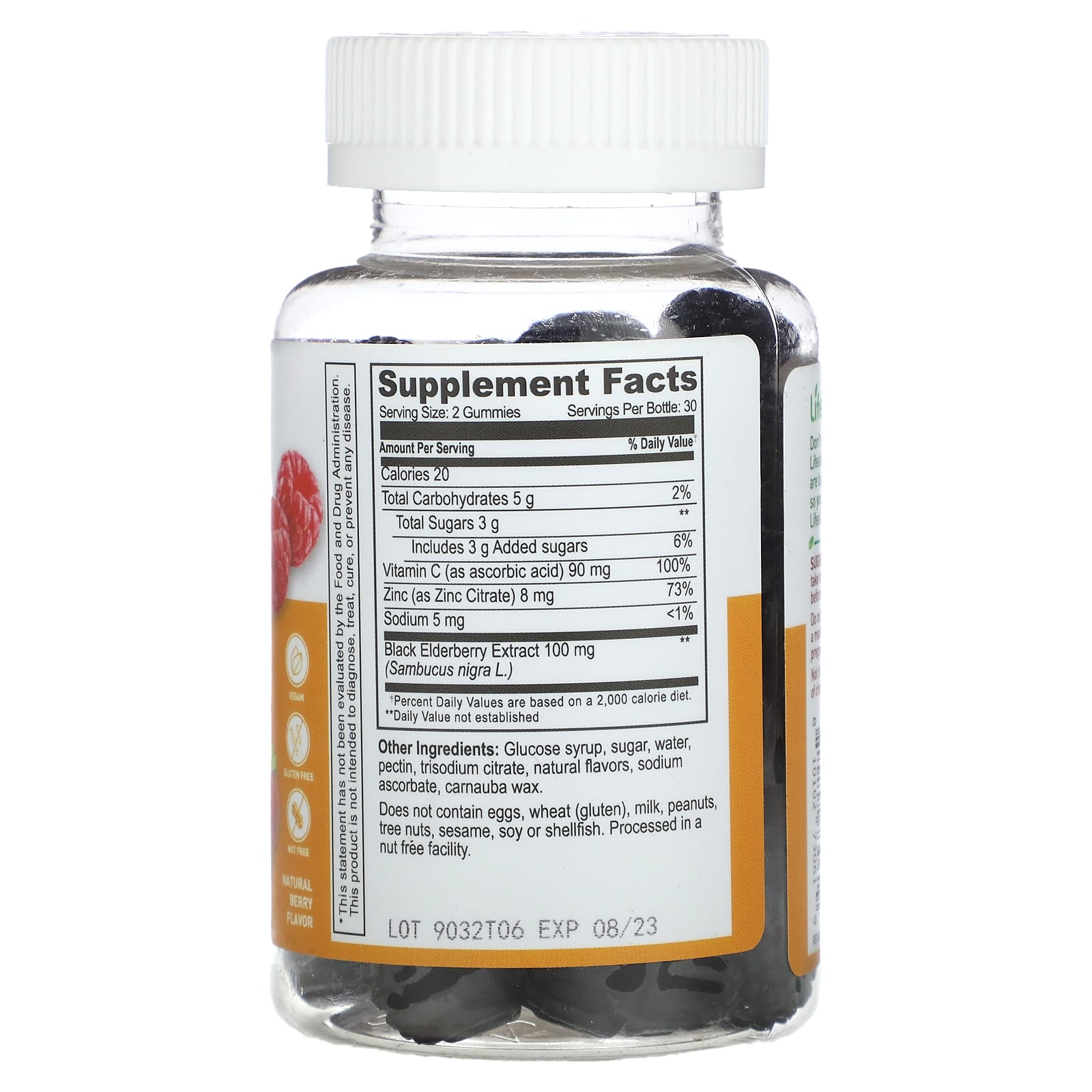 Lifeable, Immune Support Gummies with Elderberry, Vitamin C and Zinc ...