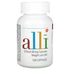 Alli, Orlistat, Weight Loss Aid, Refill Pack , 60 mg, 120 Capsules