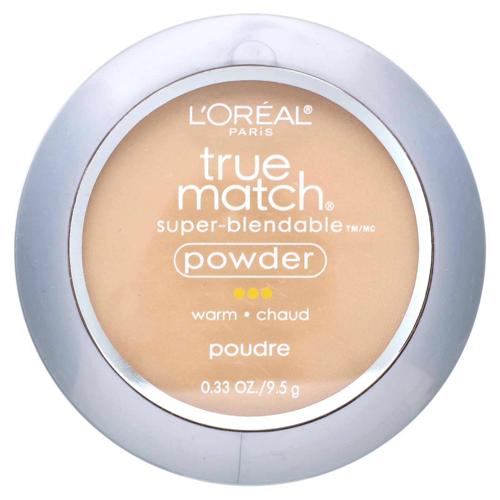 L'Oréal, True Match, Super-Blendable Powder, W4 Natural Beige, 0.33 oz ...