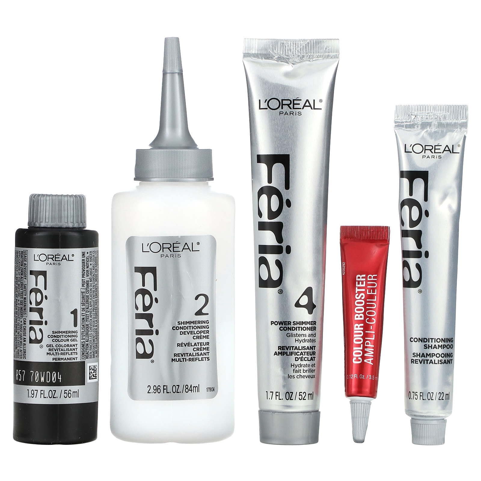 L'Oréal, Feria, Power Red, High-Intensity Shimmering Colour, R57 Cherry ...