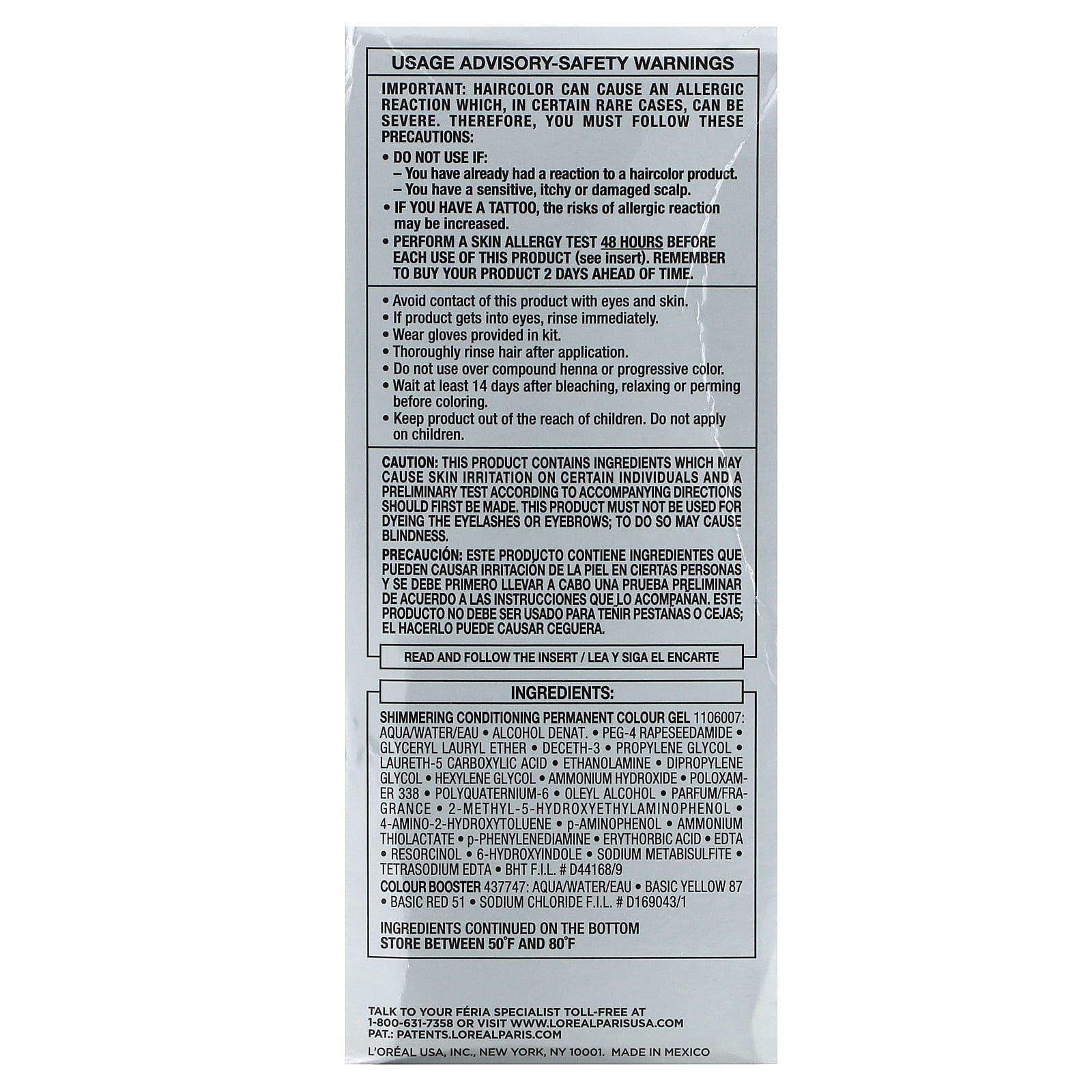 L'Oréal, Feria, Power Red, High-Intensity Shimmering Colour, R57 Cherry ...