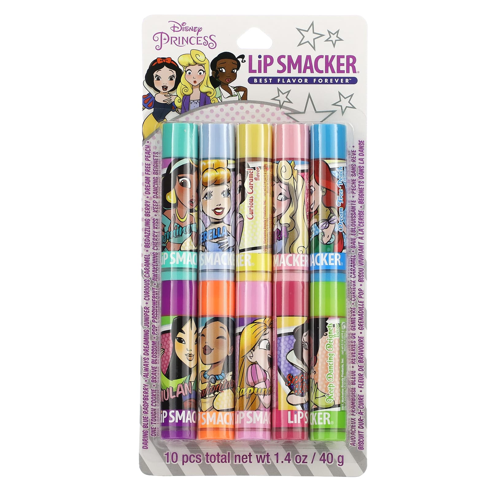 Lip Smacker Disney Princess Lip Balm Assorted 10 Pack 0 14 Oz 4 G