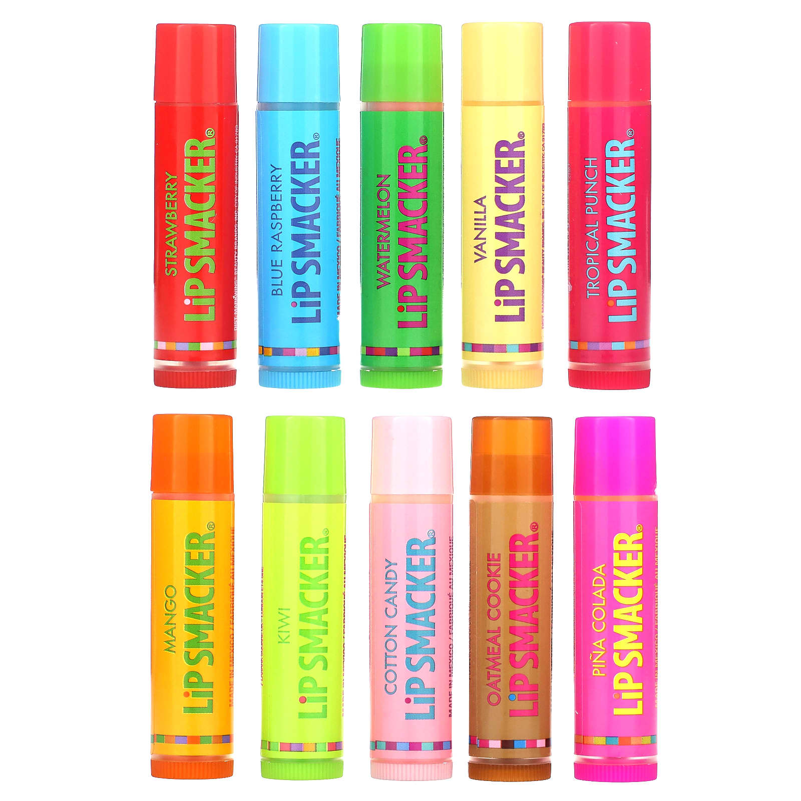 Lip Smacker Lip Balm Assorted 10 Pack 0 14 Oz 4 G Each
