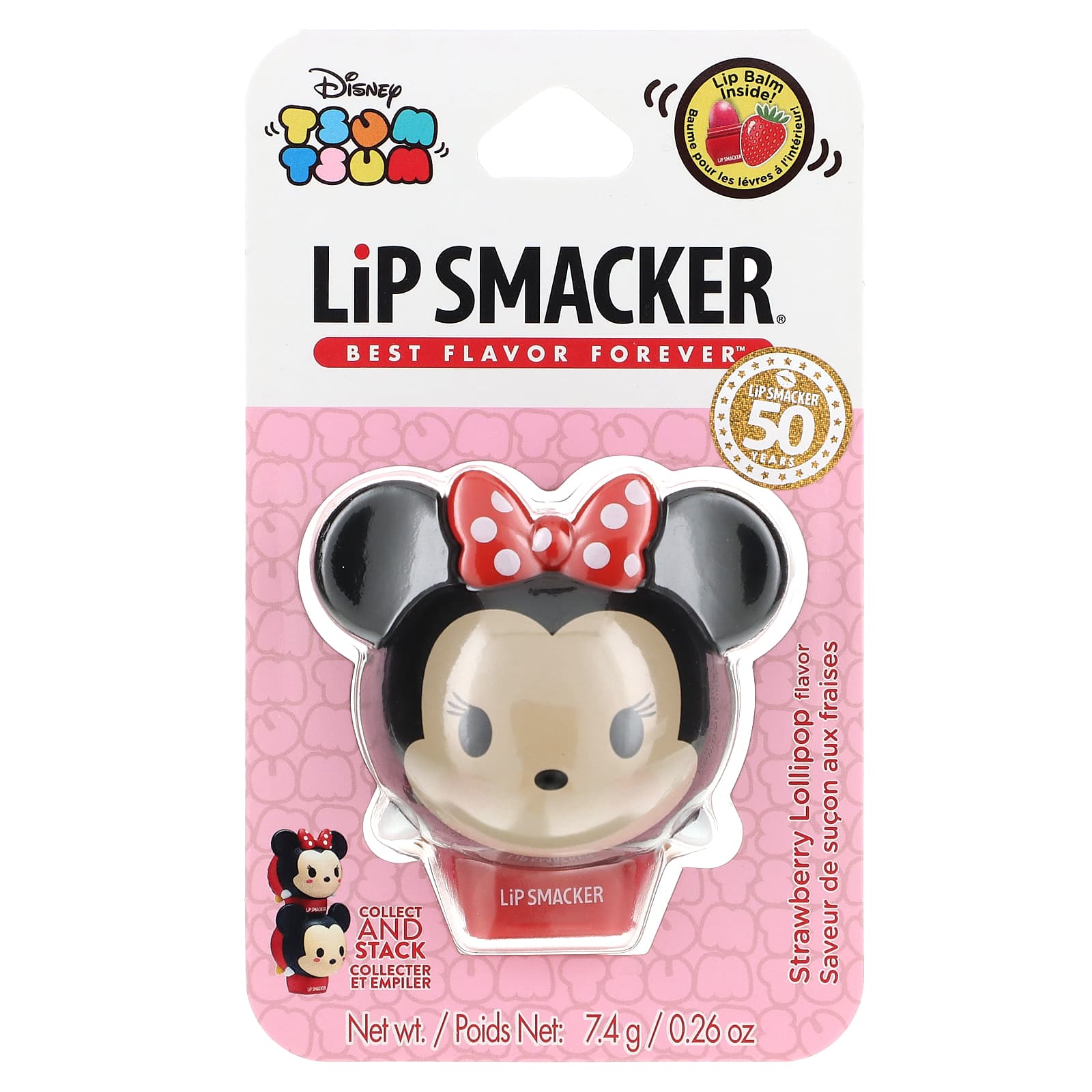 Lip Smacker, Disney Tsum Tsum, Lip Balm, Minnie Mouse, Strawberry ...
