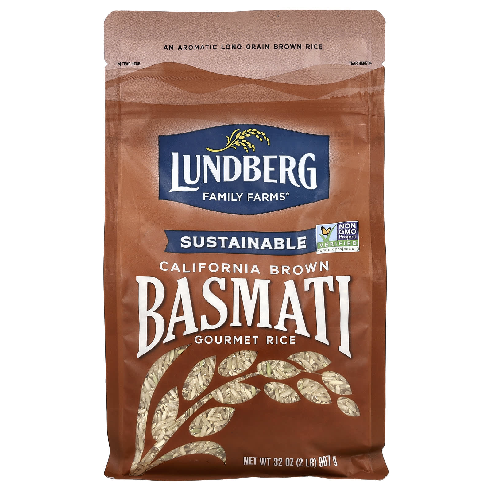 Lundberg, Gourmet Rice, California Brown Basmati, 32 oz (907 g)