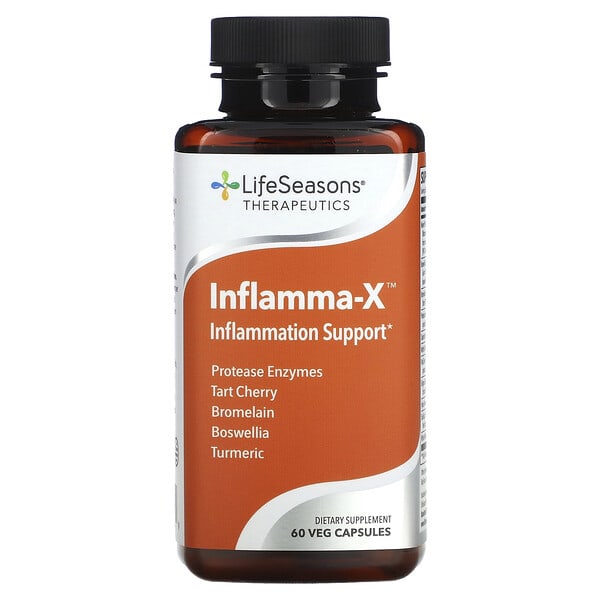 LifeSeasons, Inflamma-X, Refuerzo contra la inflamación, 60 cápsulas ...