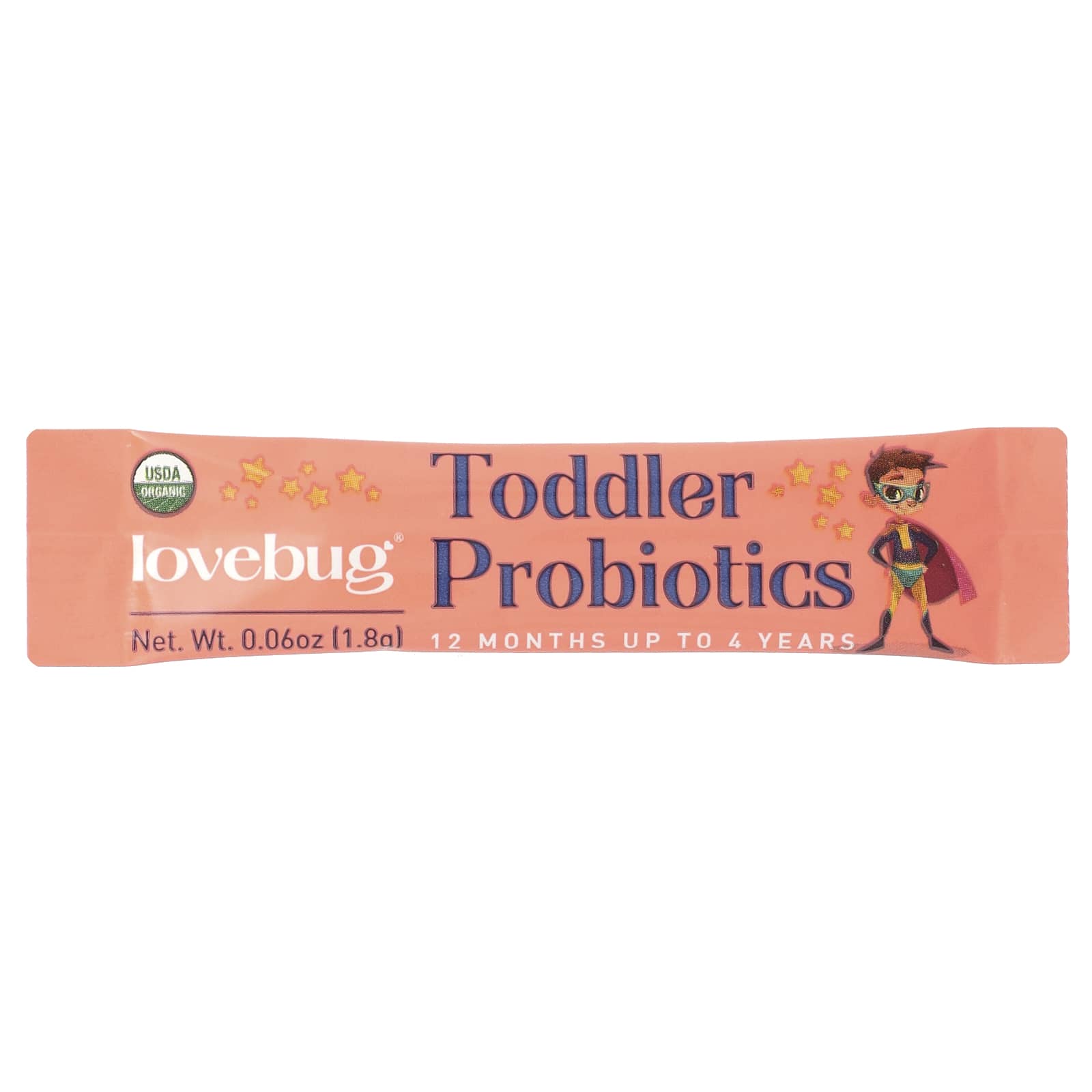 LoveBug Probiotics, Toddler Probiotics, 12 Months Up To 4 Years, 15 ...