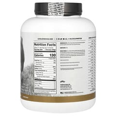 Levels, Grass Fed Whey Protein Powder, Double Chocolate, 5 lbs (2.27 kg)