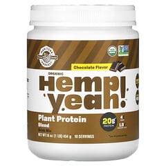 Manitoba Harvest, Organic Hemp Yeah!, Plant Protein Blend, Chocolate, 1 ...