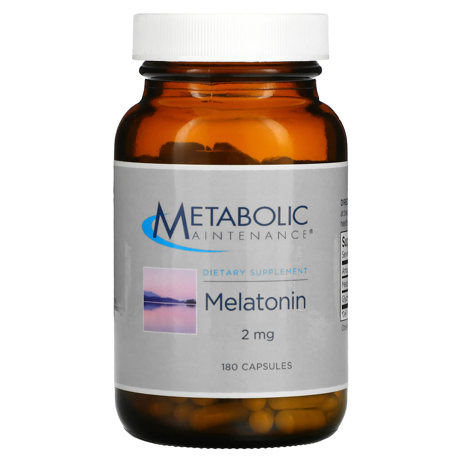 Metabolic Maintenance, Melatonin, 2 mg, 180 Kapseln