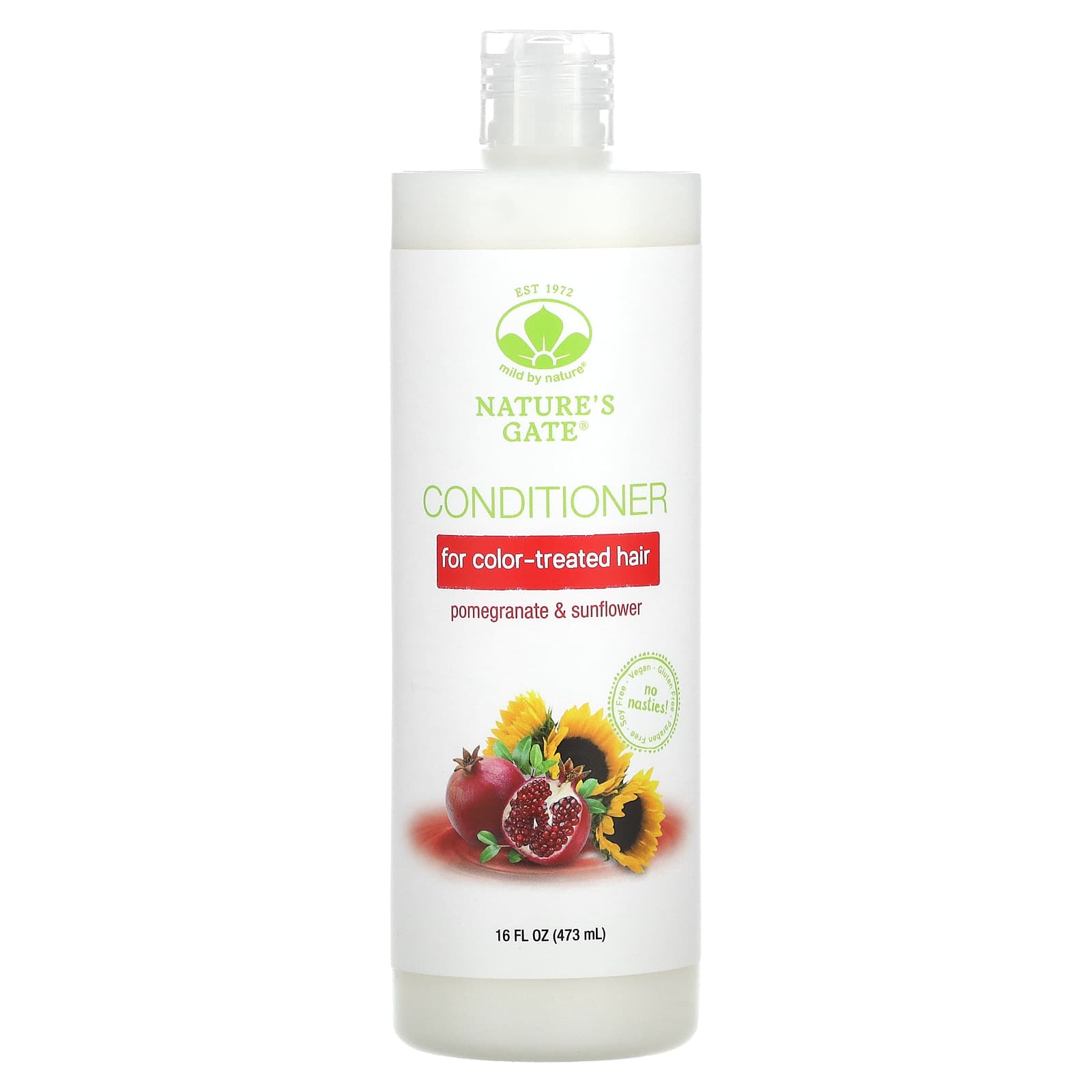 Mild By Nature, (Nature's Gate), Pomegranate & Sunflower Conditioner ...