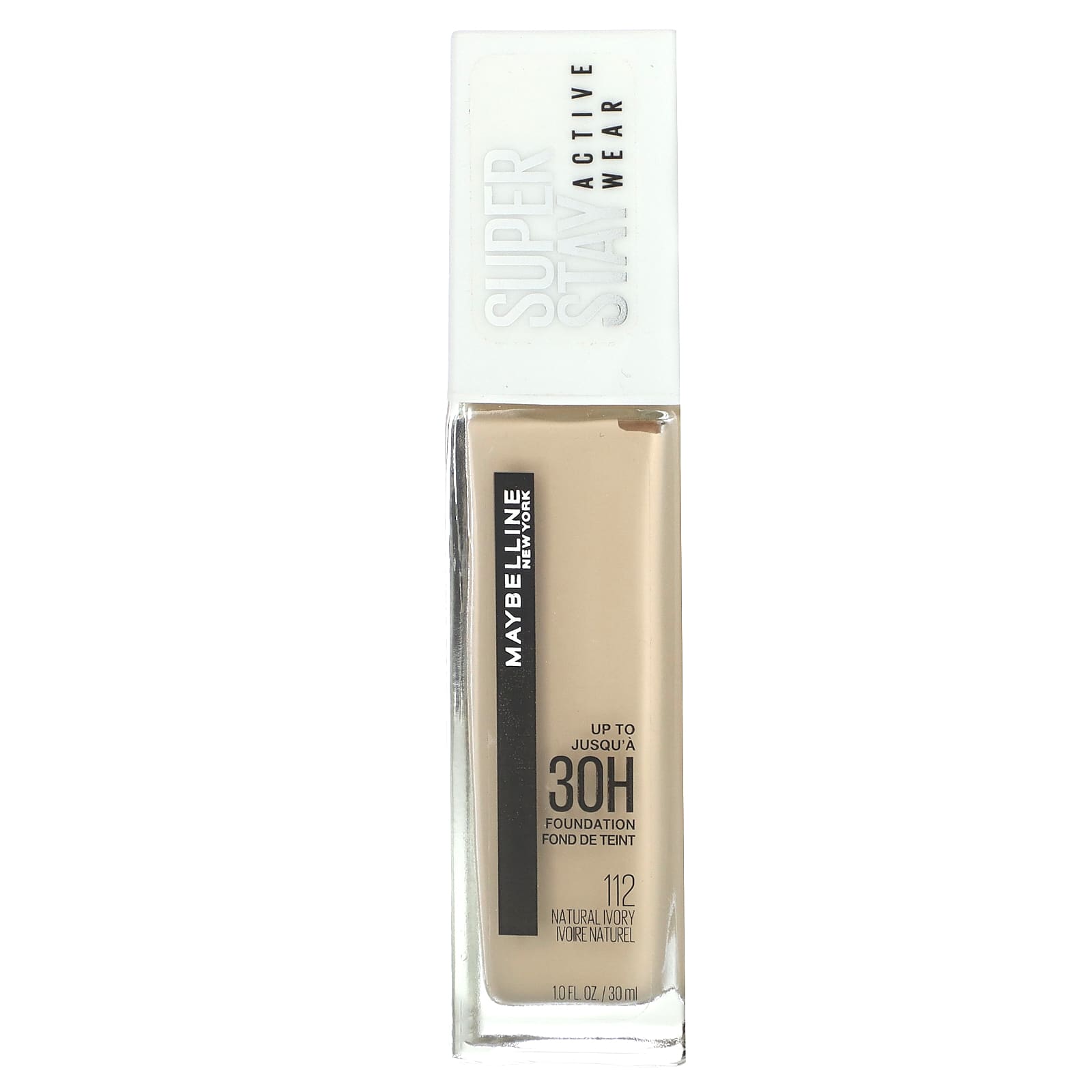 Maybelline, Super Stay, Active Wear Foundation, 112 Natural Ivory, 1 fl ...