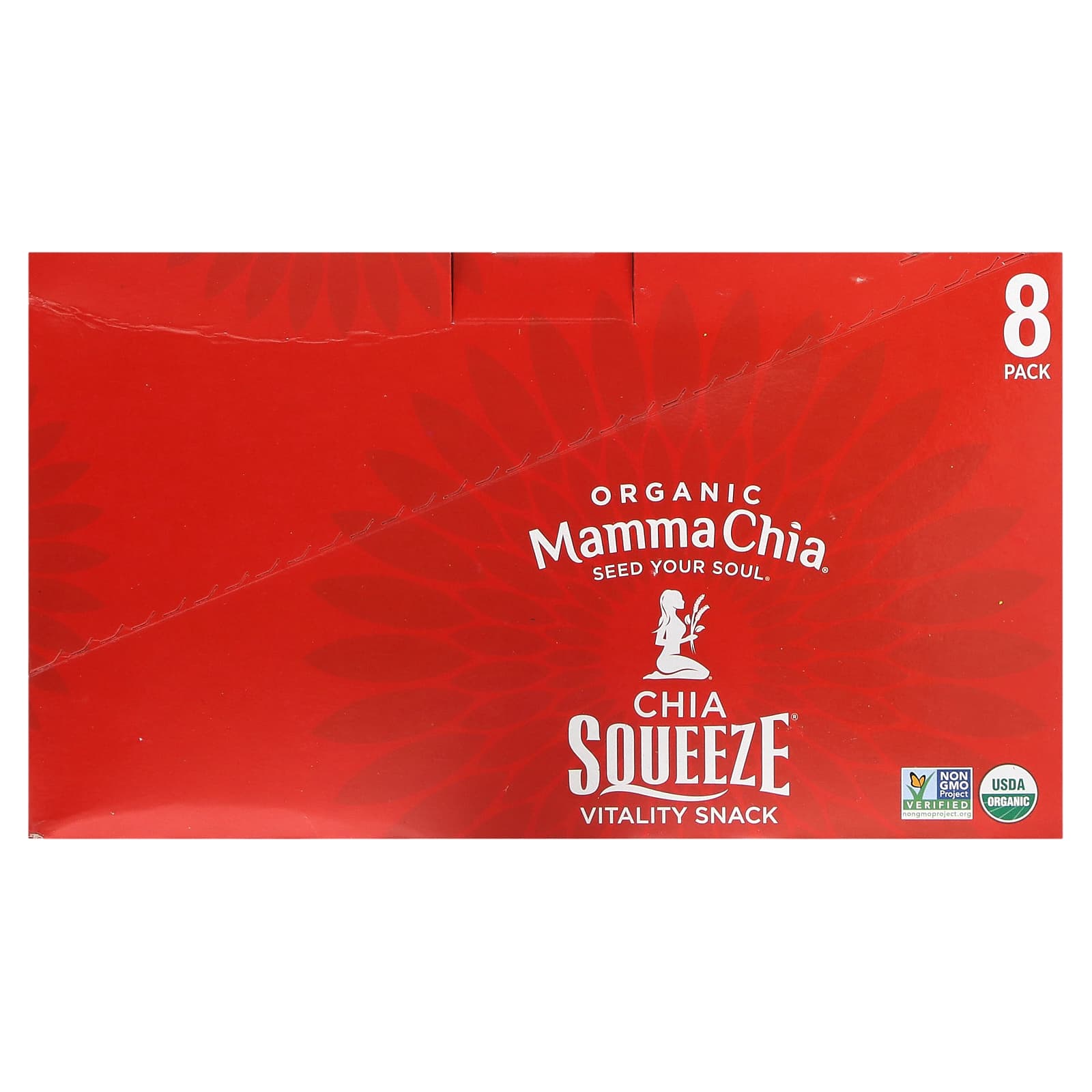 Mamma Chia, Organic Chia Squeeze, Vitality Snack, Cherry Love, 8 ...