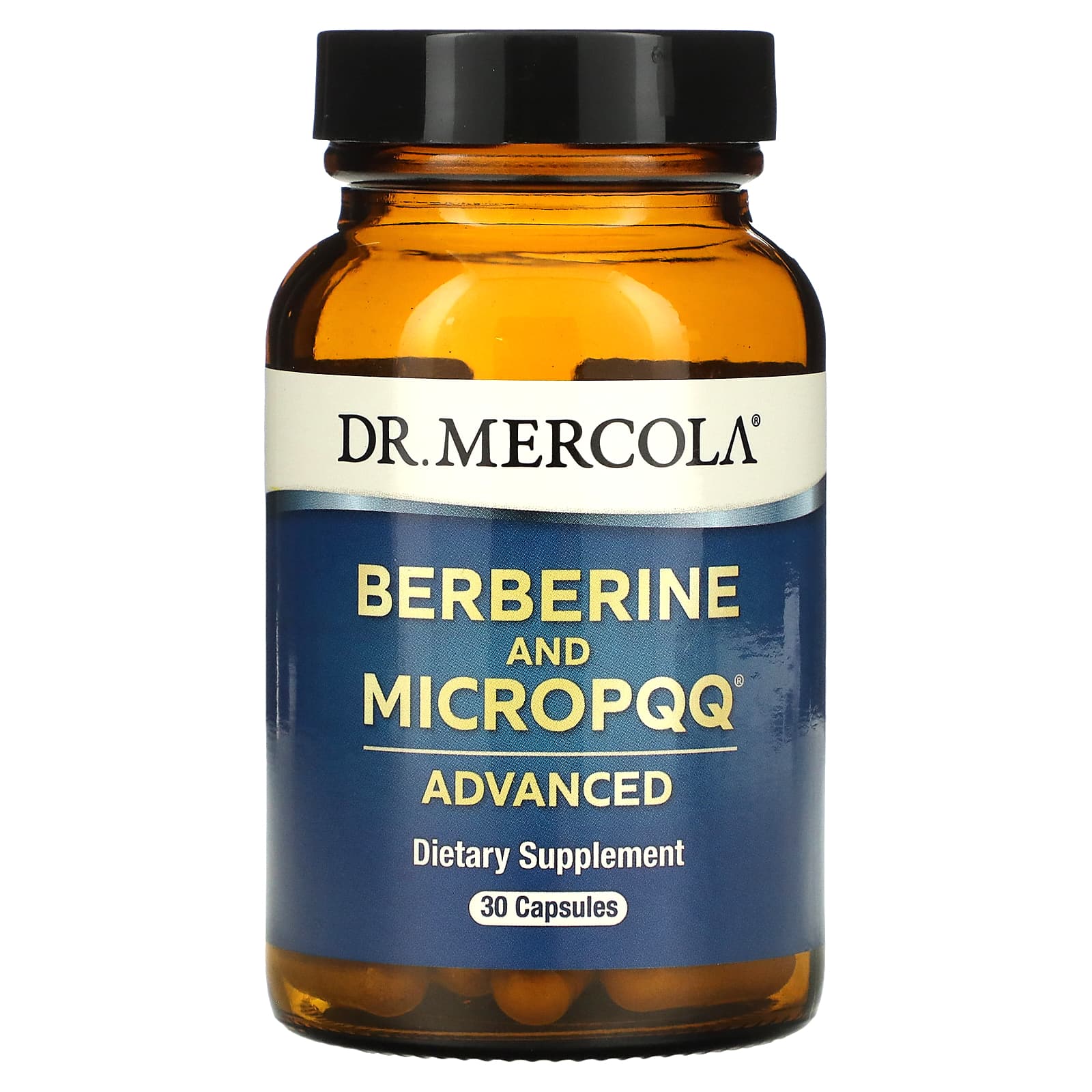 Dr. Mercola, Berberina y MicroPQQ avanzado, 30 cápsulas