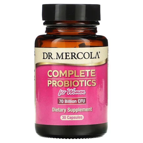 Dr. Mercola, Complete Probiotics for Women, 70 Billion CFU, 30 Capsules