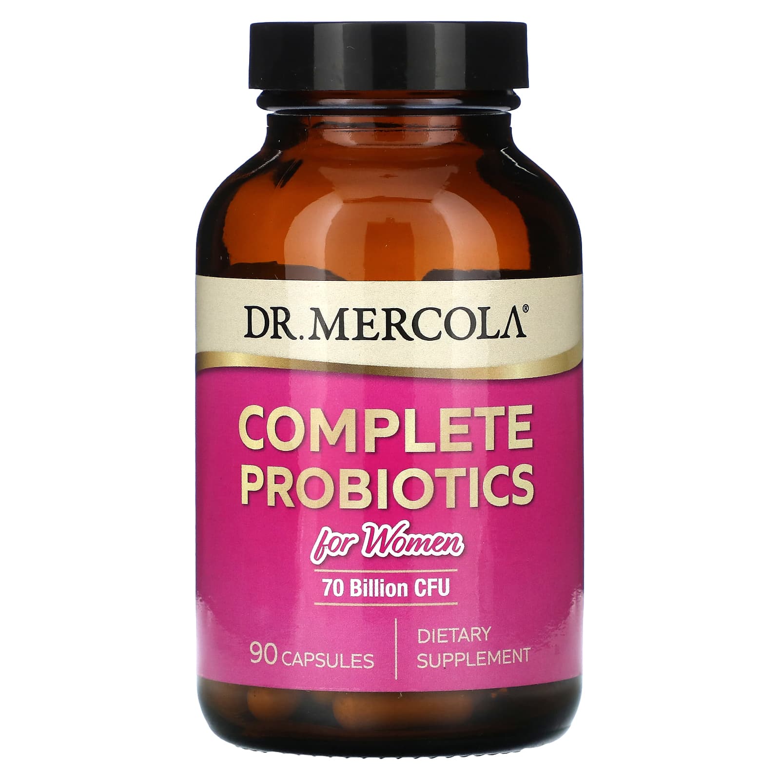 Dr. Mercola, Complete Probiotics for Women, 70 Billion CFU, 90 Capsules