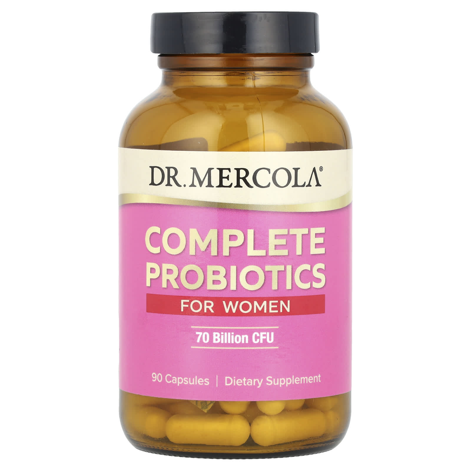 Dr. Mercola, Complete Probiotics for Women, 70 Billion CFU, 90 Capsules