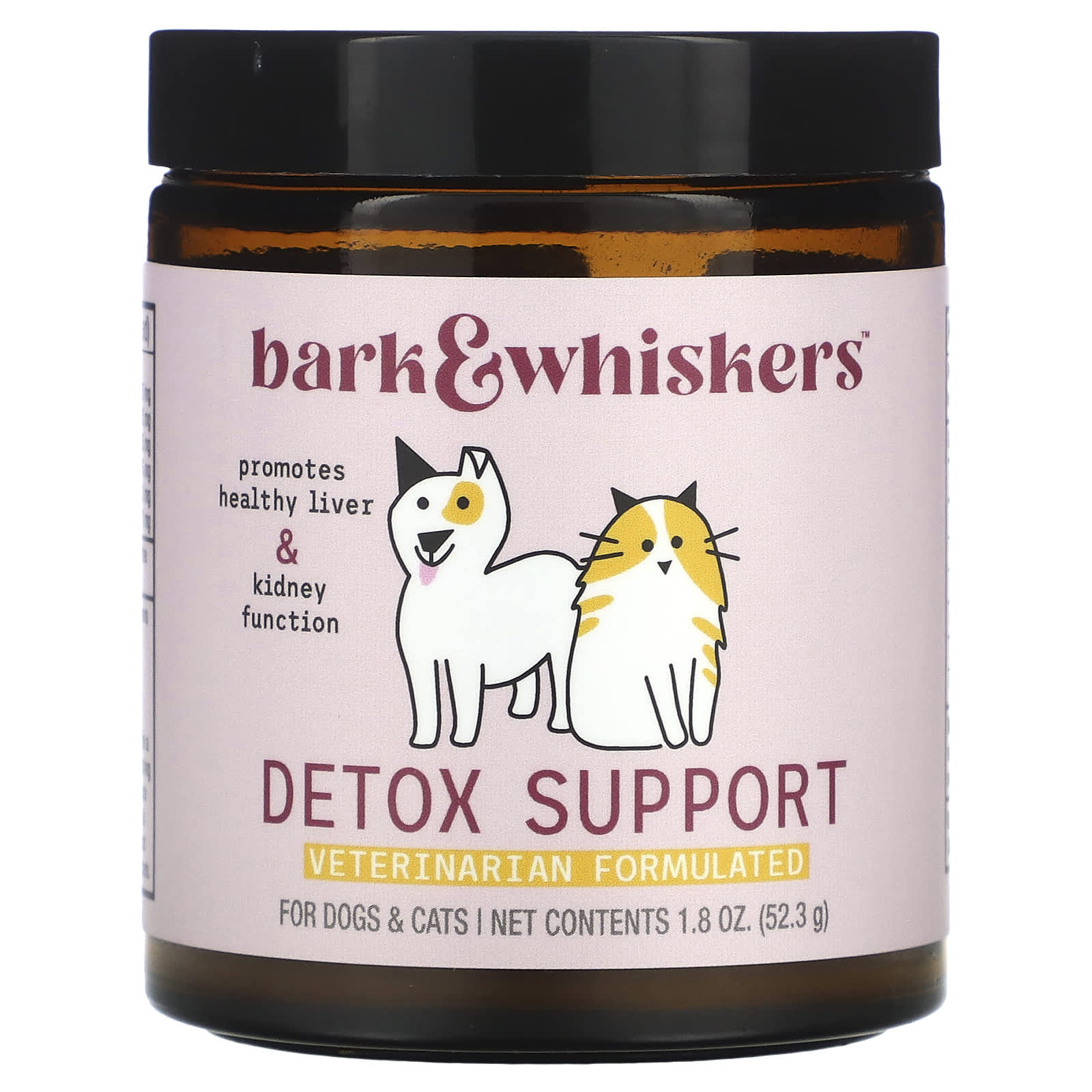 Dr. Mercola, Bark & Whiskers, Detox Support, For Dogs & Cats, 1.8 oz ...