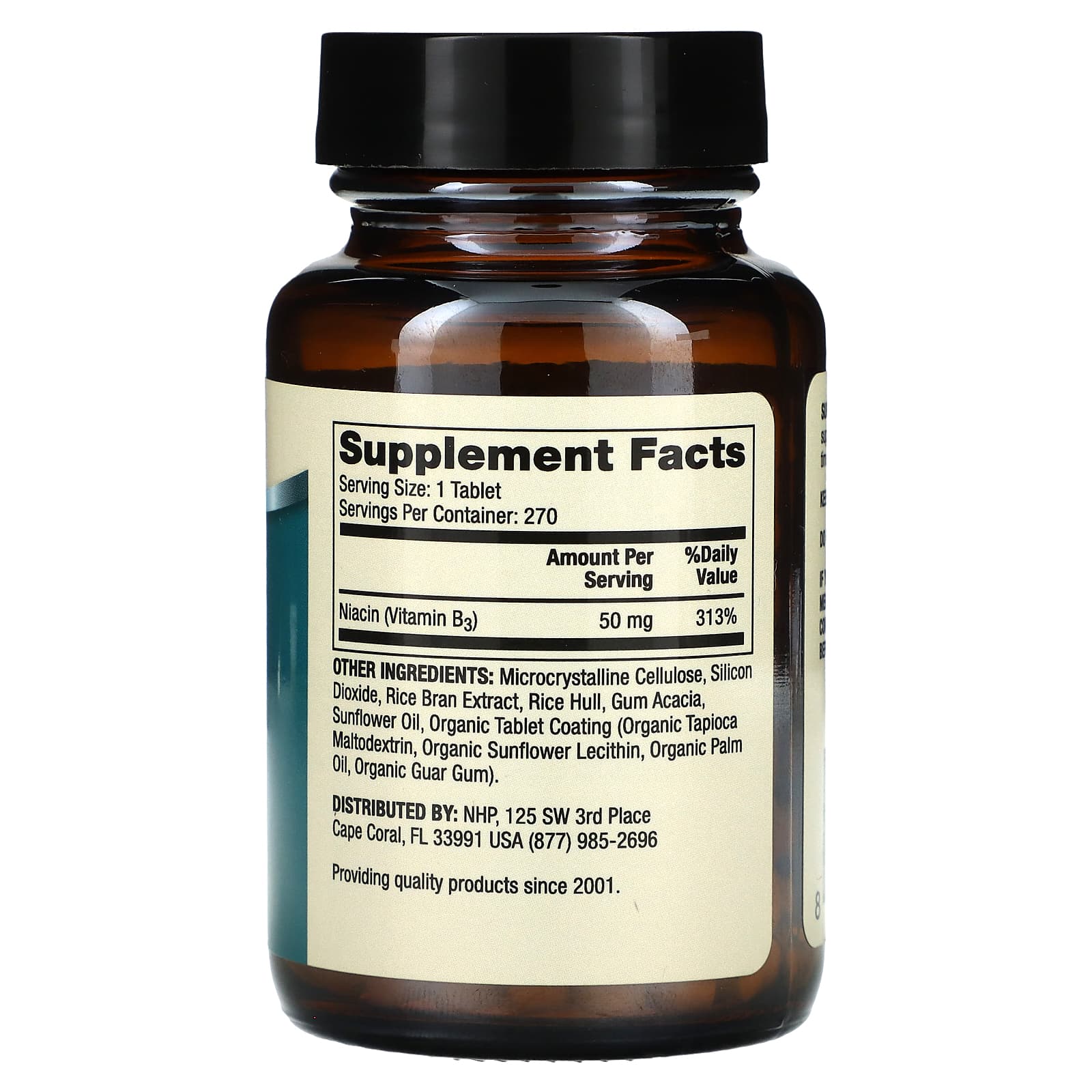 Dr. Mercola, Niacin, Vitamin B3, 50 mg, 270 Tablets