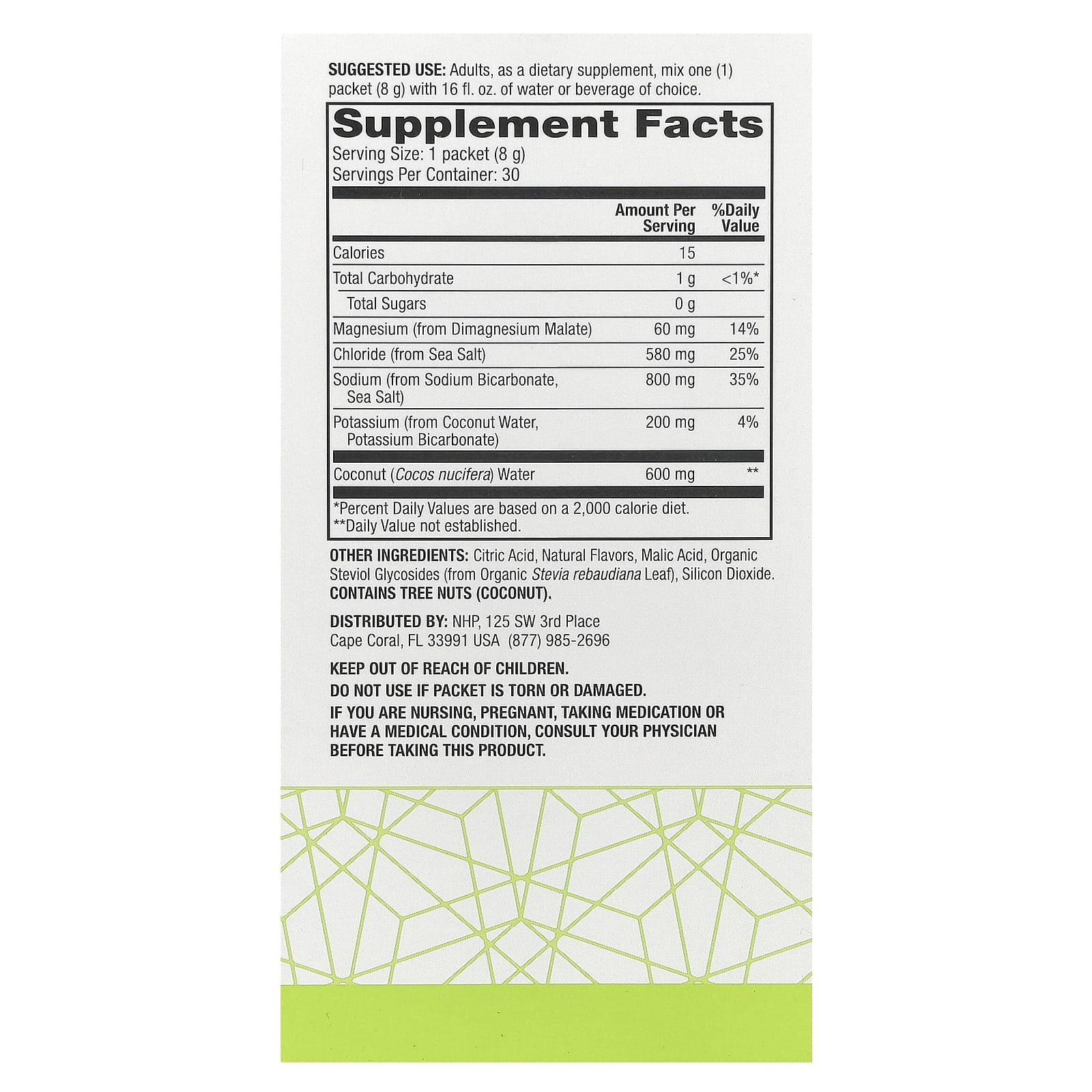 Dr. Mercola, Pure Power, Electrolytes, Lemon Lime, 30 Packets, 0.28 oz ...