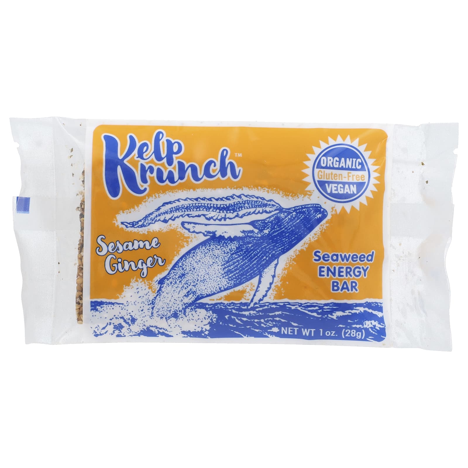 Maine Coast Sea Vegetables, Kelp Krunch, Seaweed Energy Bar, Sesame ...