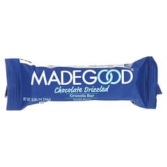 MadeGood, Granola Bars, Chocolate Drizzled, Vanilla, 5 Bars, 0.85 oz ...