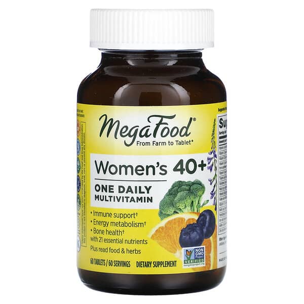 MegaFood, Women's 40+ One Daily, 60 Tablets