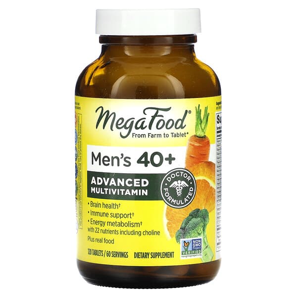 MegaFood, Suplemento multivitamínico para hombres mayores de 40 años ...