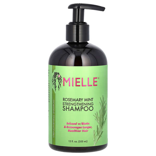 Mielle Strengthening Shampoo Rosemary Mint 12 Fl Oz 355 Ml Mielle Strengthening Shampoo Rosemary Mint 12 Fl Oz 355 Ml