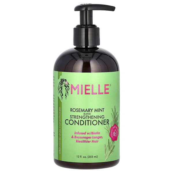 Mielle Strengthening Conditioner Rosemary Mint Blend 12 Fl Oz 355 Ml Mielle Strengthening Conditioner Rosemary Mint Blend 12 Fl Oz 355 Ml