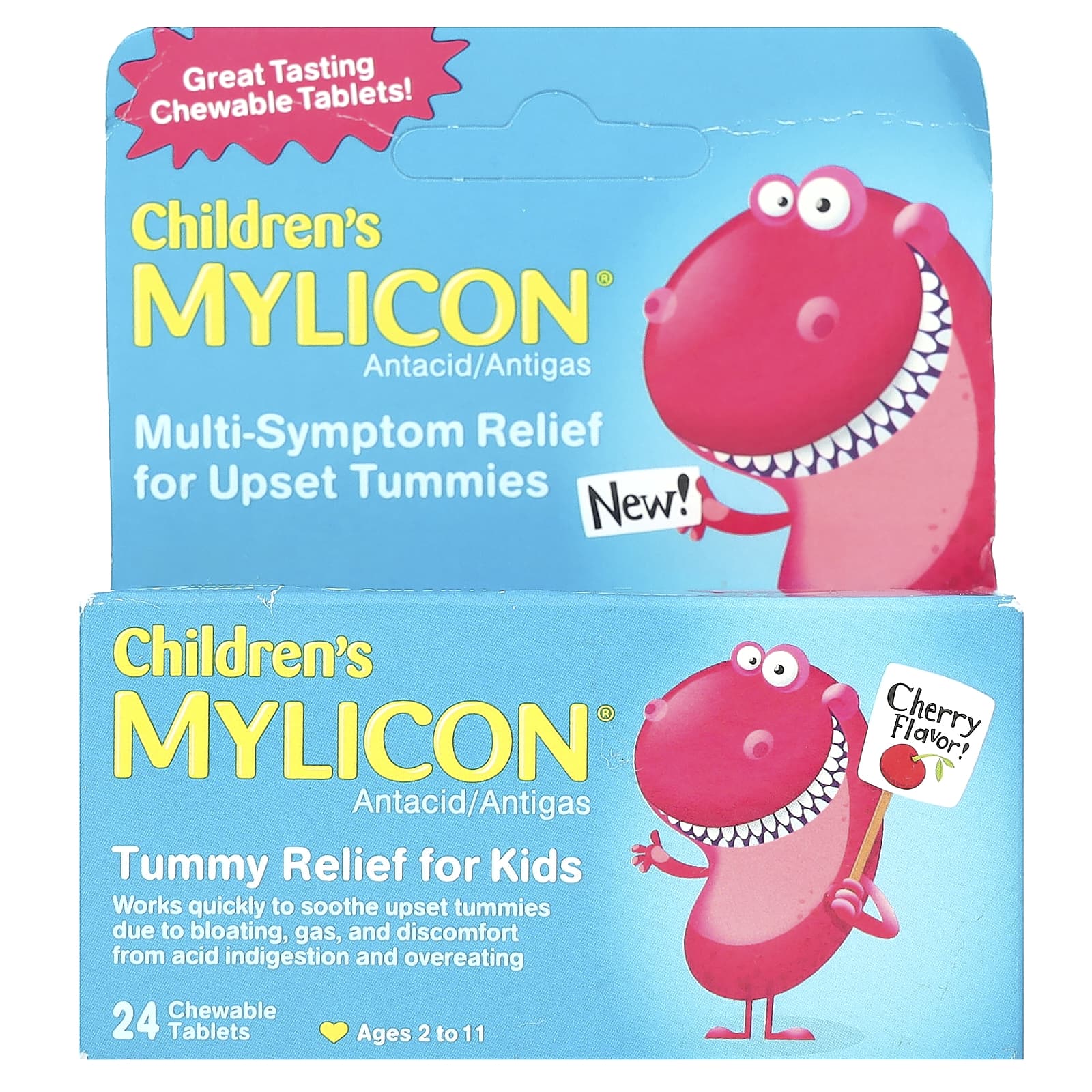 Mylicon, Children's Mylicon, Tummy Relief for Kids, Ages 2-11, Cherry ...