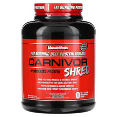 MuscleMeds, Carnivor Shred, Hydrolyzed Protein, Chocolate, 4.35 lbs ...