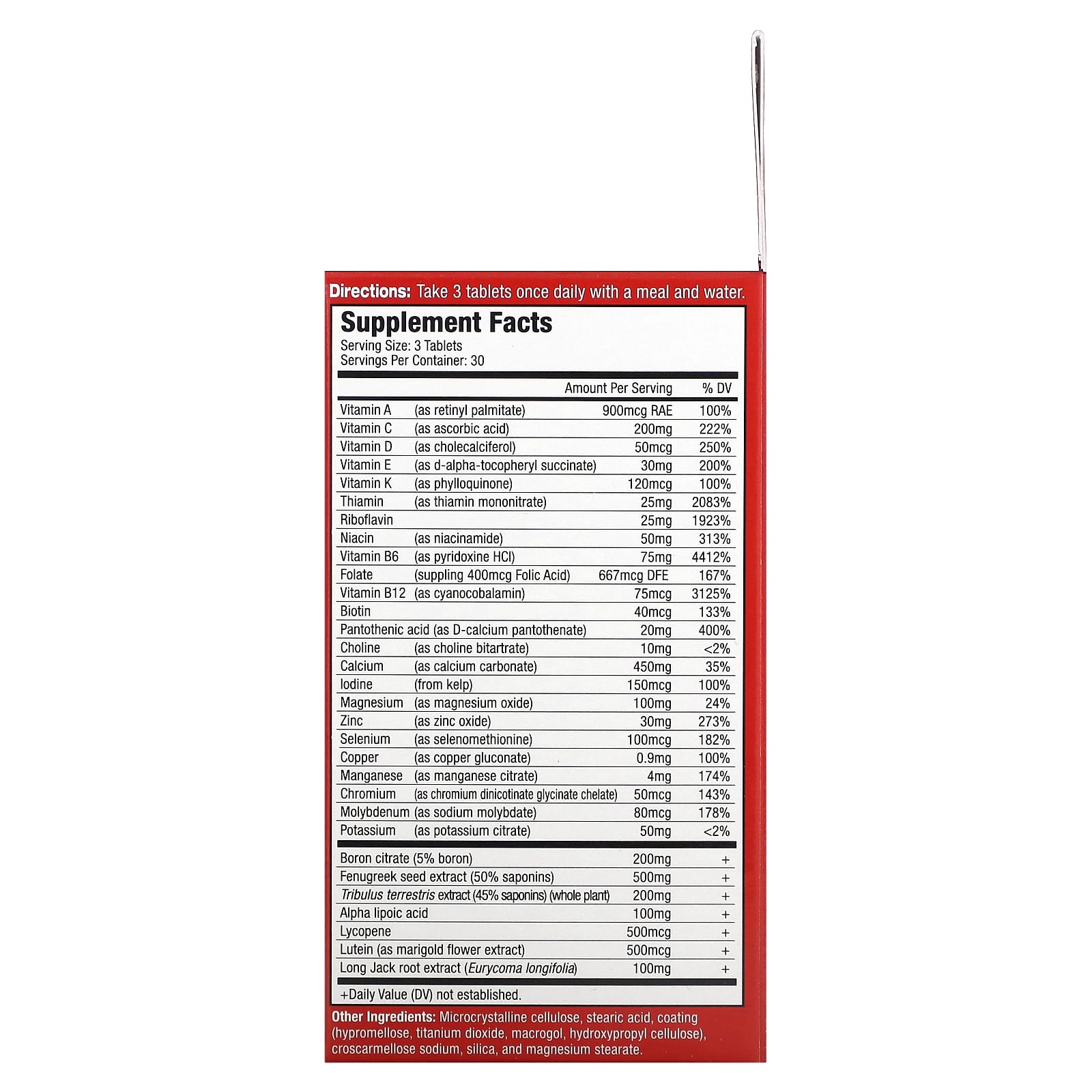 MuscleMeds, Vitamin T, Testosterone Boosting Multi-Vitamin For Men, 90 ...