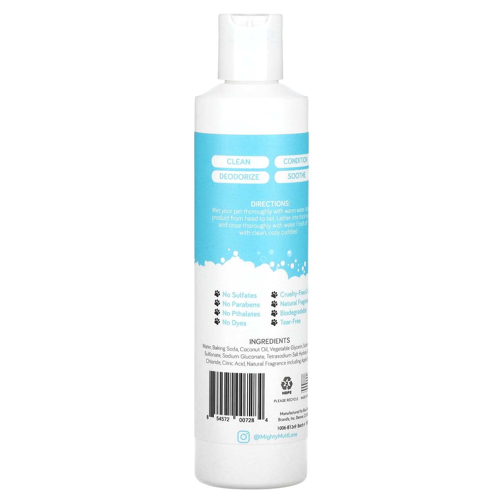 Mighty Mutt, Shampoo + Conditioner, For Dogs, Fresh Breeze, 9 fl oz ...