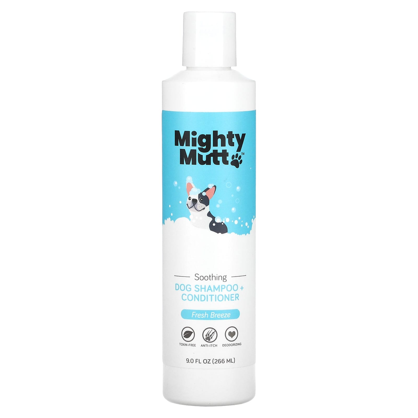 Mighty Mutt, Shampoo + Conditioner, For Dogs, Fresh Breeze, 9 fl oz ...