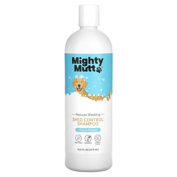 Mighty Mutt, Shed Control Shampoo, For Dogs, Fresh Breeze, 16 fl oz ...
