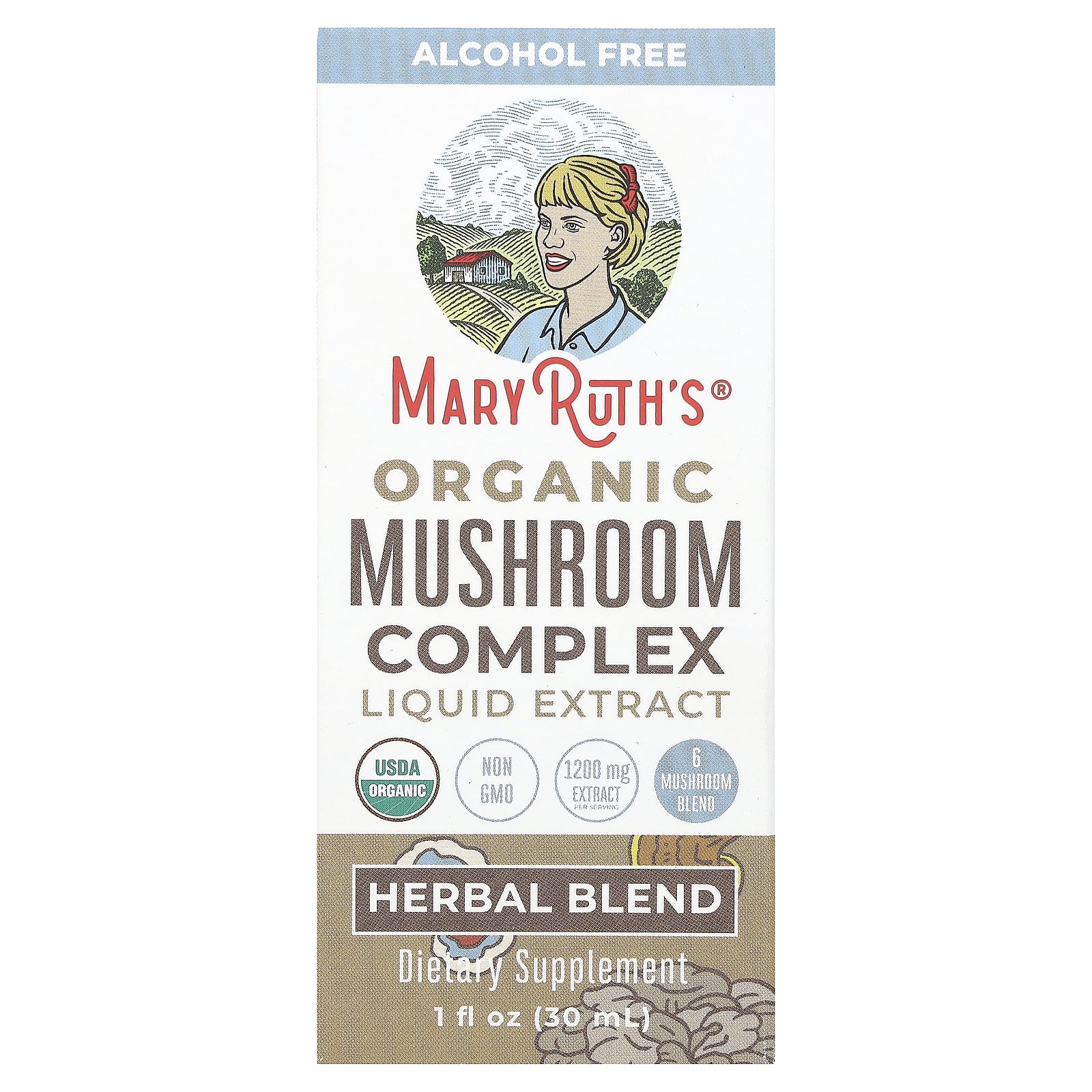 MaryRuth's, Organic Mushroom Complex Liquid Extract, Alcohol Free ...