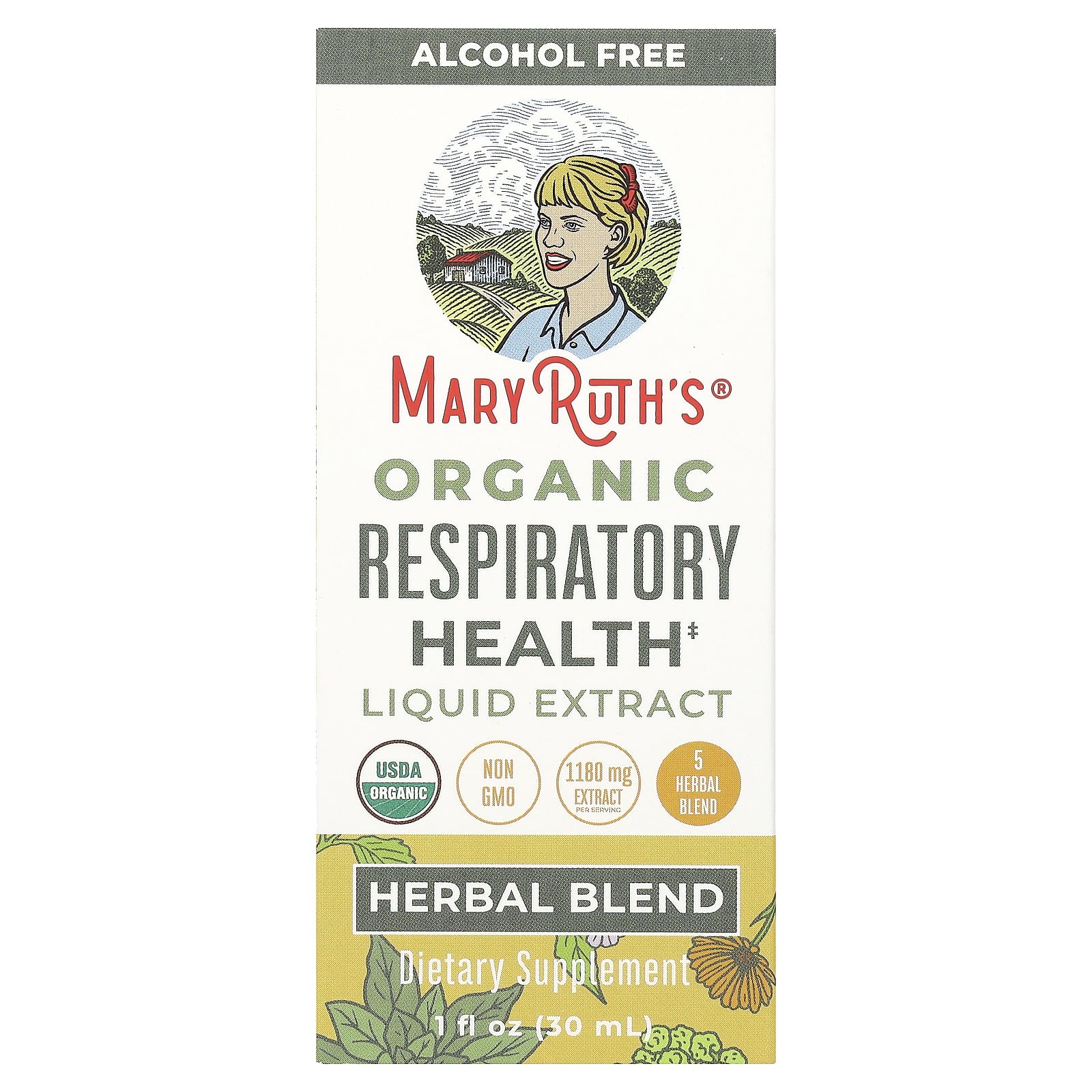 MaryRuth's, Organic Respiratory Health Liquid Extract, Alcohol Free ...