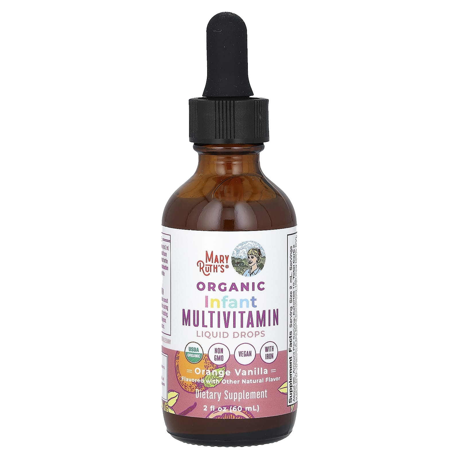 MaryRuth's, Organic Infant Multivitamin Liquid Drops, 6 - 12 Months ...