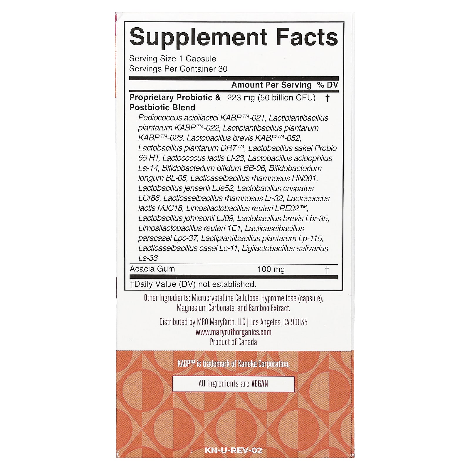 MaryRuth's, 3-in-1 Daily Women's Health , 50 Billion CFU, 30 Capsules