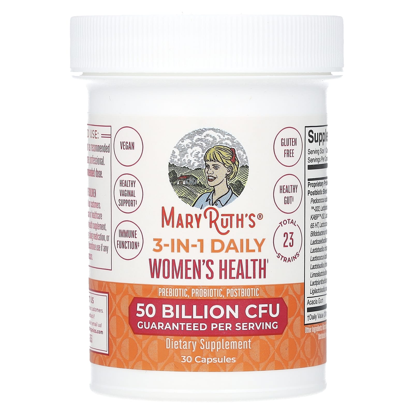 MaryRuth's, 3-in-1 Daily Women's Health , 50 Billion CFU, 30 Capsules