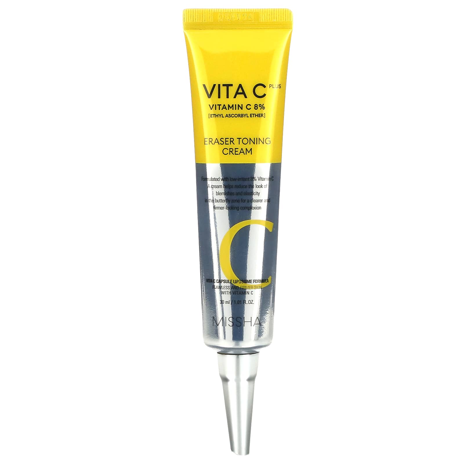 Missha, Vita C Plus, Eraser Toning Cream, 1.01 fl oz (30 ml)