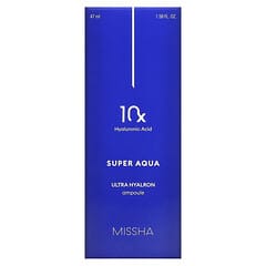 Missha, Super Aqua, Ultra Hyalron Ampoule, 1.58 fl oz (47 ml)