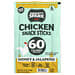 Mighty Spark, Chicken Snack Sticks, Honey & Jalapeno, 4 Sticks