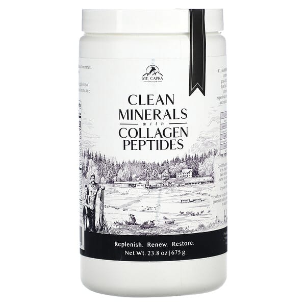 Mt. Capra, Clean Minerals with Collagen Peptides, 23.8 oz (675 g)