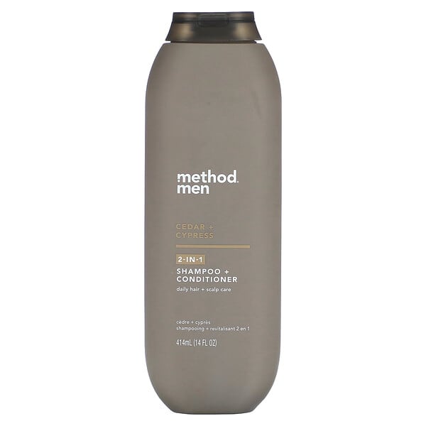Method, Men, 2-In-1 Shampoo + Conditioner, Cedar + Cypress, 14 fl oz ...