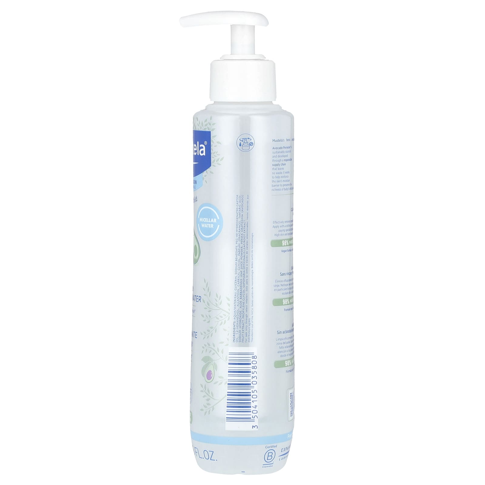 Mustela, Baby-Child, No Rinse Cleansing Water, 10.14 fl oz (300 ml)